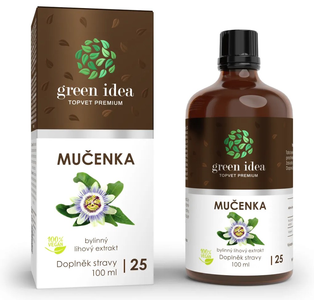 Green idea Mučenka tinktura - kapky 100 ml