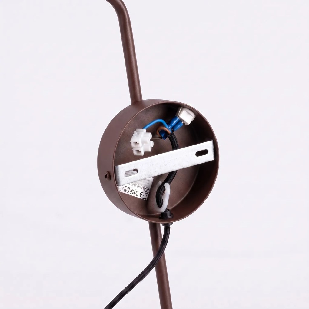 Sollux Lighting Nástěnné svítidlo NOX 1 hnědé s vypínačem