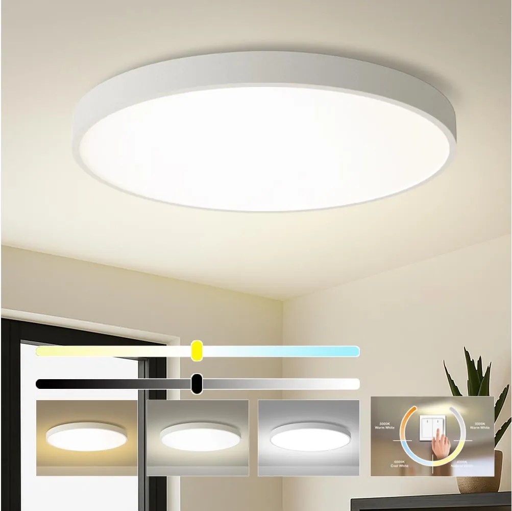 Brilagi - LED Strop. svítidlo POOL LED/128W/230V 3000/4000/6000K pr. 100 cm bílá