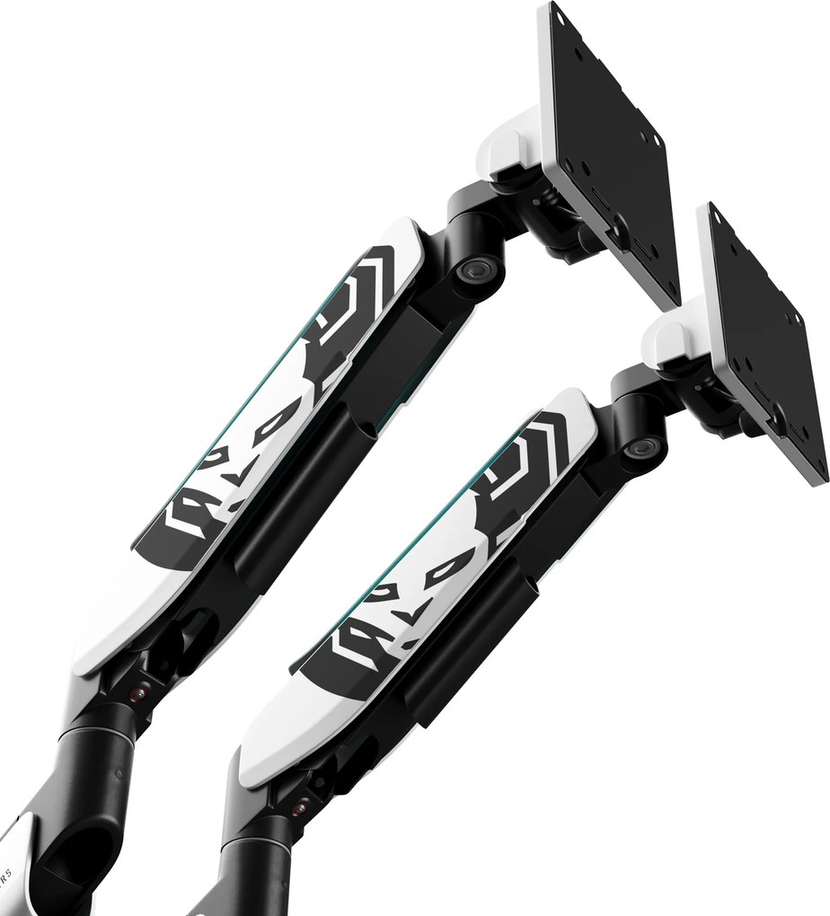 Držák na dva monitory 35" RGB bílo-černý: Diablo X-Arm Dual