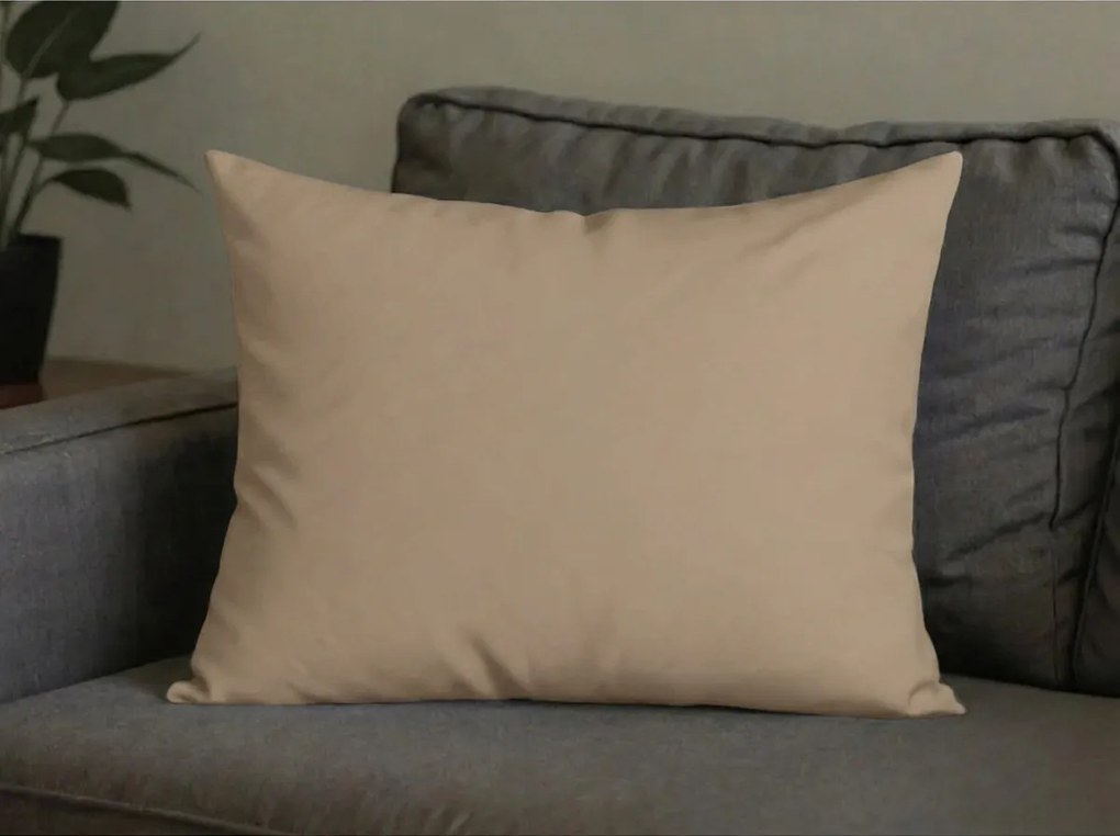 Povlak na polštář DENYX BLEND 70x90 cm světle hnědý