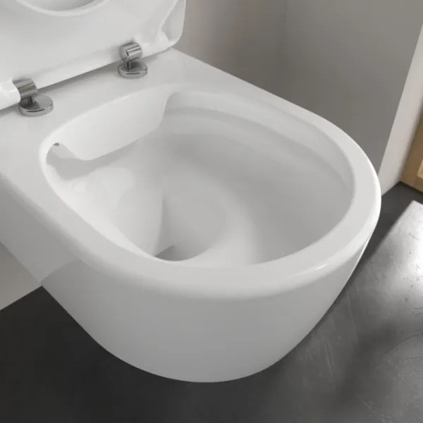 Villeroy & Boch 5656RSR1 - Závěsné WC s prkénkem SoftClose AVENTO keramika/bílá