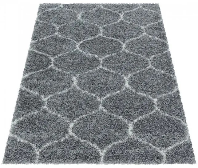 Vopi | Kusový koberec Salsa shaggy 3201 grey - 160 x 230 cm