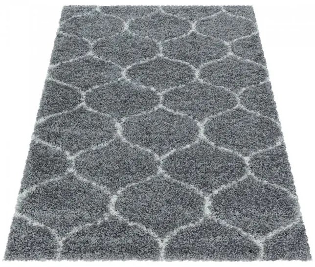 Vopi | Kusový koberec Salsa shaggy 3201 grey - 280 x 370 cm