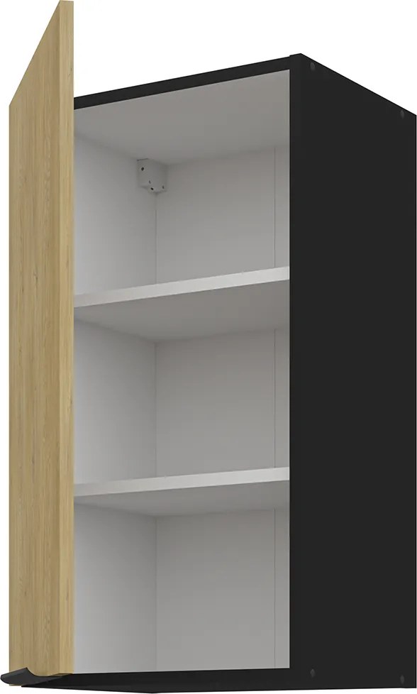 Kuchyňská linka CREMONA cc | 260 cm | UNI dvířka | černá/cremona