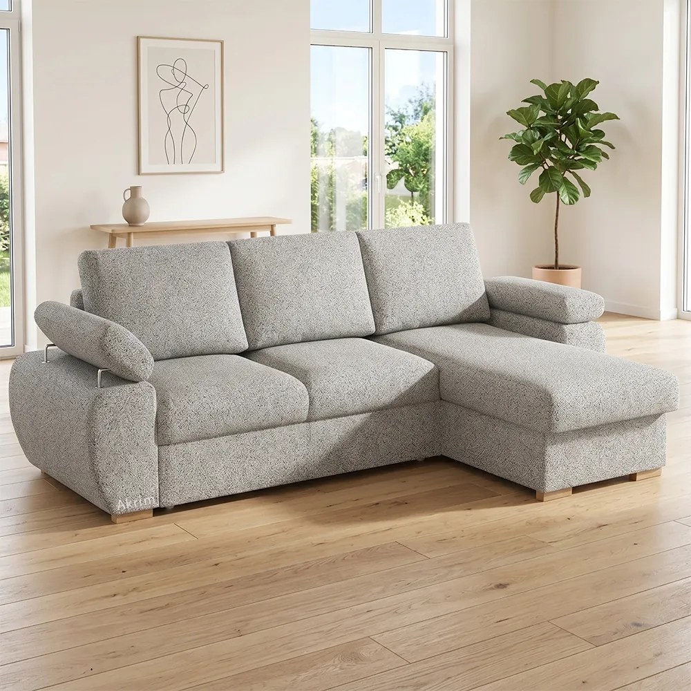 Sedací souprava ASTAN | 260x155 cm | rozkládací + úložný prostor | VÝBĚR TKANIN