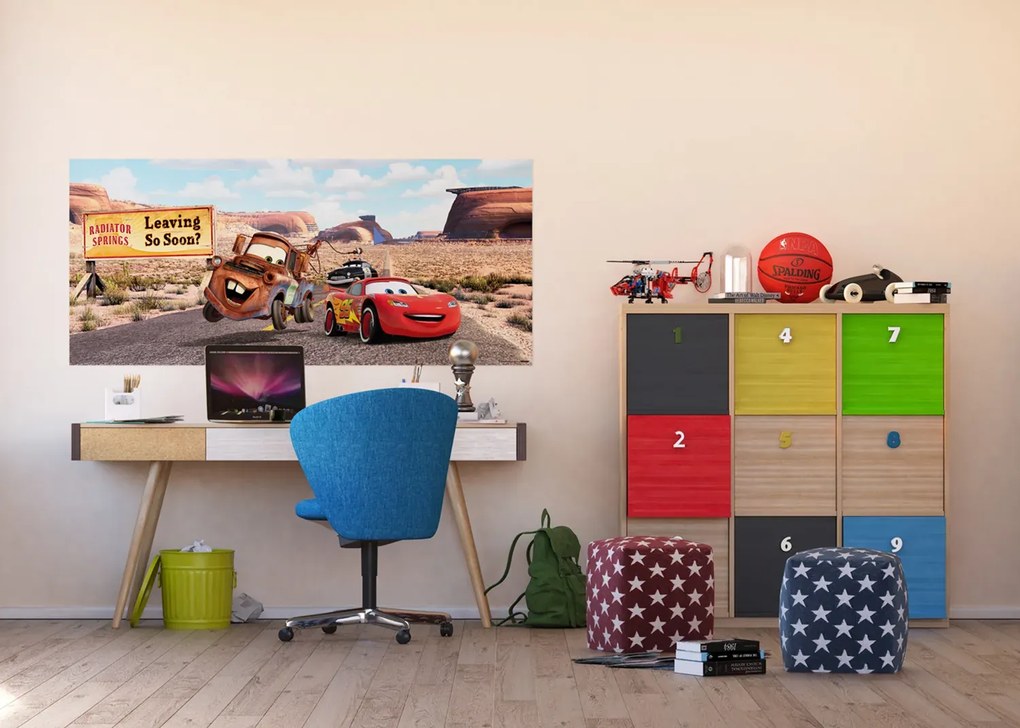 Dětská vliesová fototapeta na zed' Auta Kaňon, Disney | 202 x 90 cm | DFTDNH 5356
