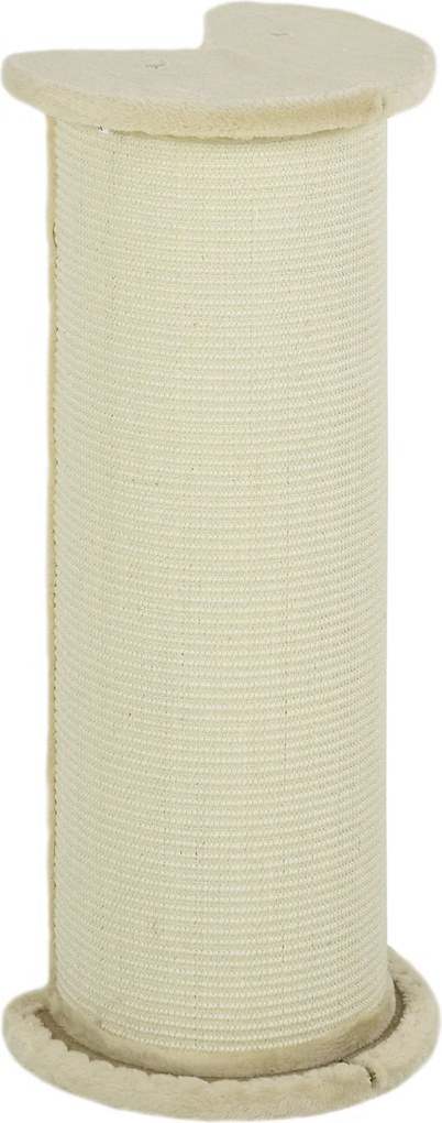 PawHut Kočičí Škrabací Sloupek 85cm Vysoký Škrabací Sloup se Siselovým Lanem, Ochrana proti Nákoncům Kočičí Škrabací Strom pro Středně Velké Kočky, Kr