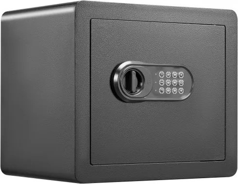 Trezor, 34 l, domácí trezor, ocelový bezpečnostní trezor s digitální klávesnicí a