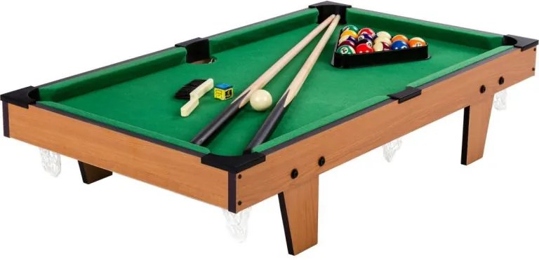 Tuin 40440 Mini kulečník pool s příslušenstvím 92 x 52 x 19 cm - světlý