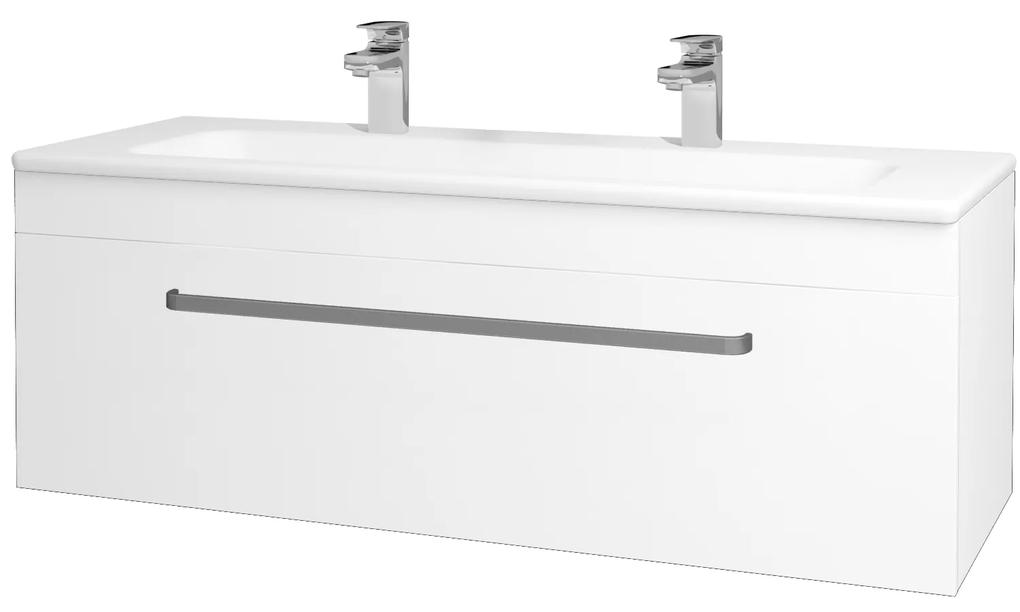 Dřevojas Koupelnová skříň ASTON SZZ 120 Varianta: D06 Ořech / Úchytka T03 / D06 Ořech