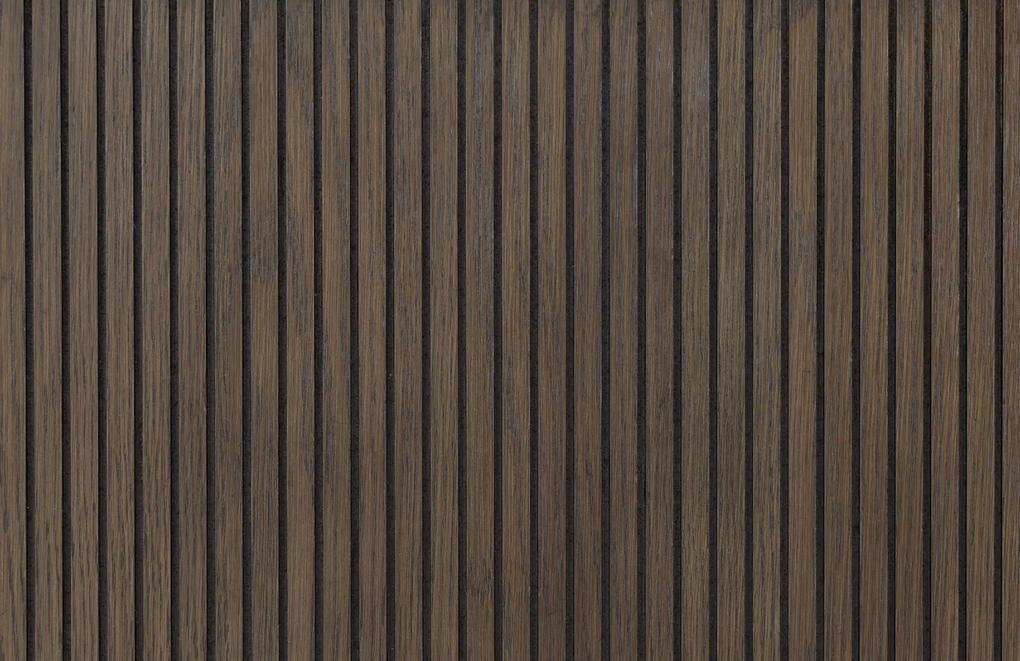 Hnědá dubová komoda Tenzo Bali 176 x 40 cm