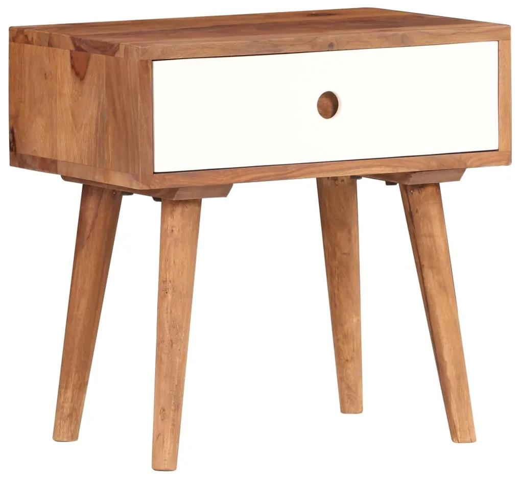 vidaXL Noční stolek 45 x 30 x 45 cm masivní sheeshamové dřevo