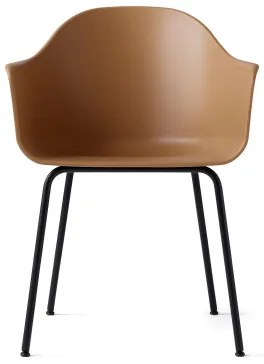 Harbour Dining Chair, kovová podnož černě lakovaná ocel khaki Audo (MENU)