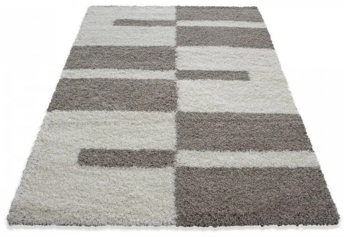 Vopi | Kusový koberec Gala shaggy 2505 beige - 160 x 230 cm