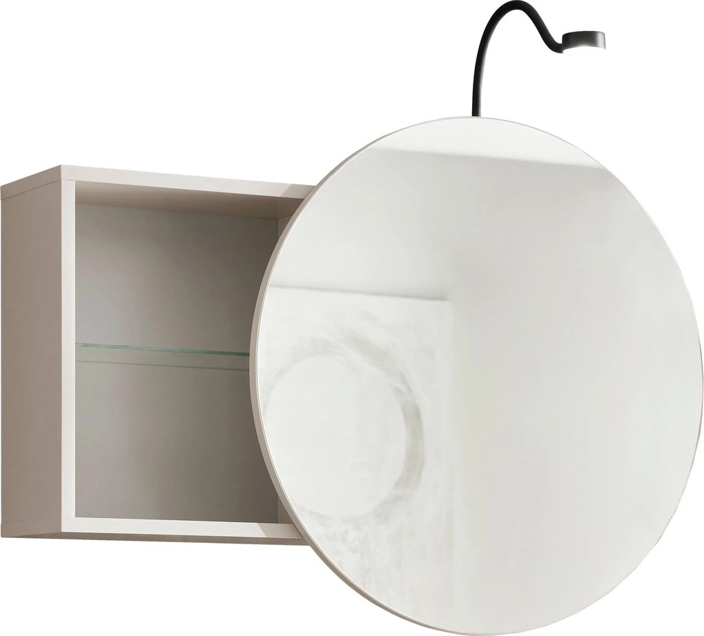 XXXLutz ZRCADLOVÁ SKŘÍŇKA, kašmírová, kašmírová, 80/60/20 cm Venda - Koupelnové série - 001279034604