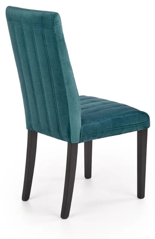 Jídelní židle Diego 2, zelená / černá