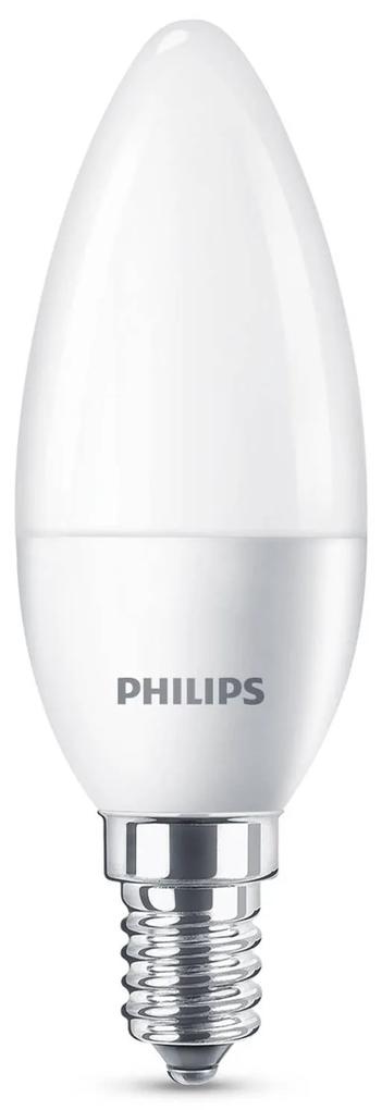 Philips LED žárovka E14 B35 5W matná set 4ks