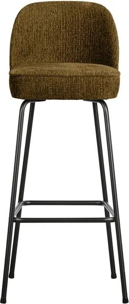 Sametová barová židle v bronzové barvě (výška sedáku 79 cm) Vogue – WOOOD