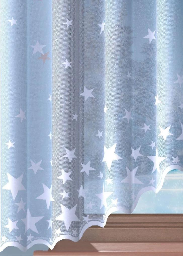 Forbyt, Hotová záclona, Stars , bílá 300 x 140 cm