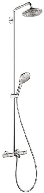 Hansgrohe Raindance Select - Termostatická vanová baterie S 240 Showerpipe s příslušenstvím, chrom 27117000