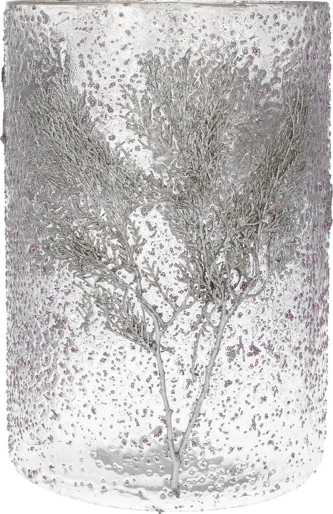 Svícen Twig II ⌀20cm silver