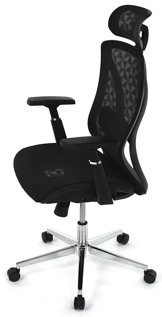 Ergonomická kancelářská židle NILS - černá síťovina Barva: černá