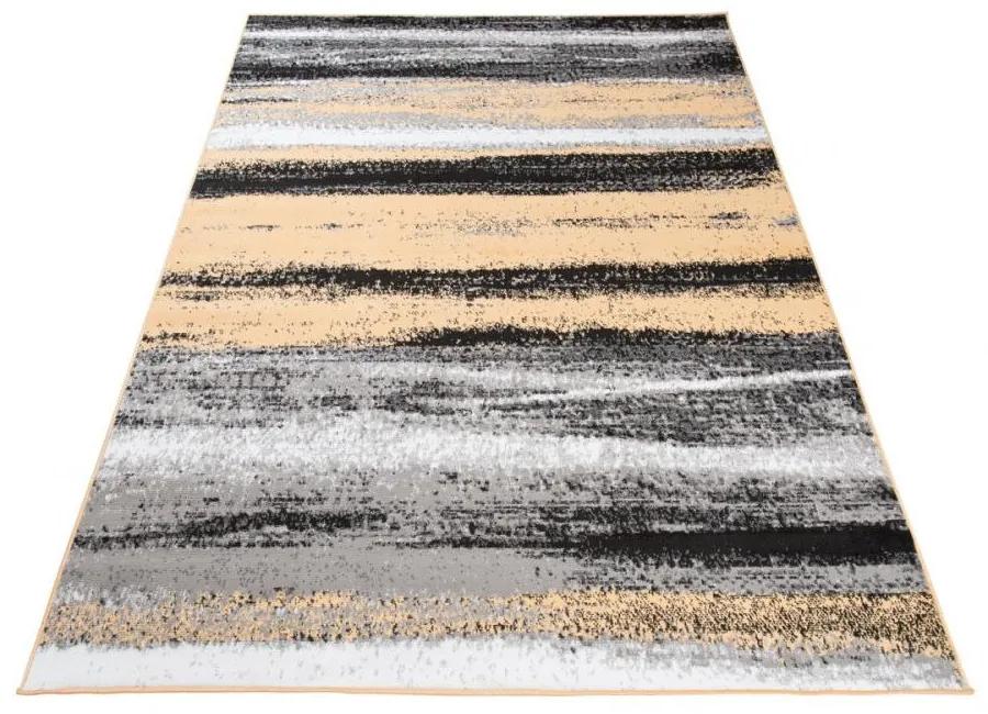 Kusový koberec PP Elpa šedožlutý 140x200cm
