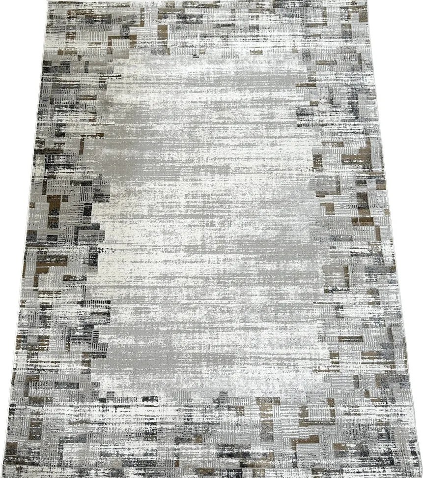 BE Koberec Pera 3301 BEIGE - béžový šedý obdélníkový Rozměr: 60x100 cm
