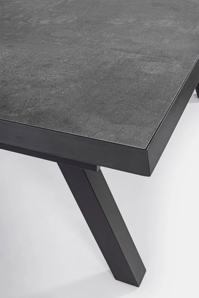 BIZZOTTO Rozkládací zahradní stůl KRION 205-265x103 cm antracit 0663030