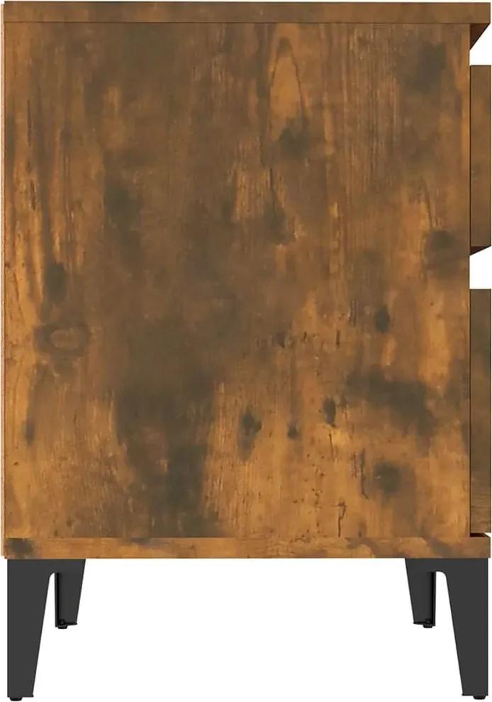vidaXL Noční stolek 40 x 35 x 50 cm [821852] Barva: Betonová šedá