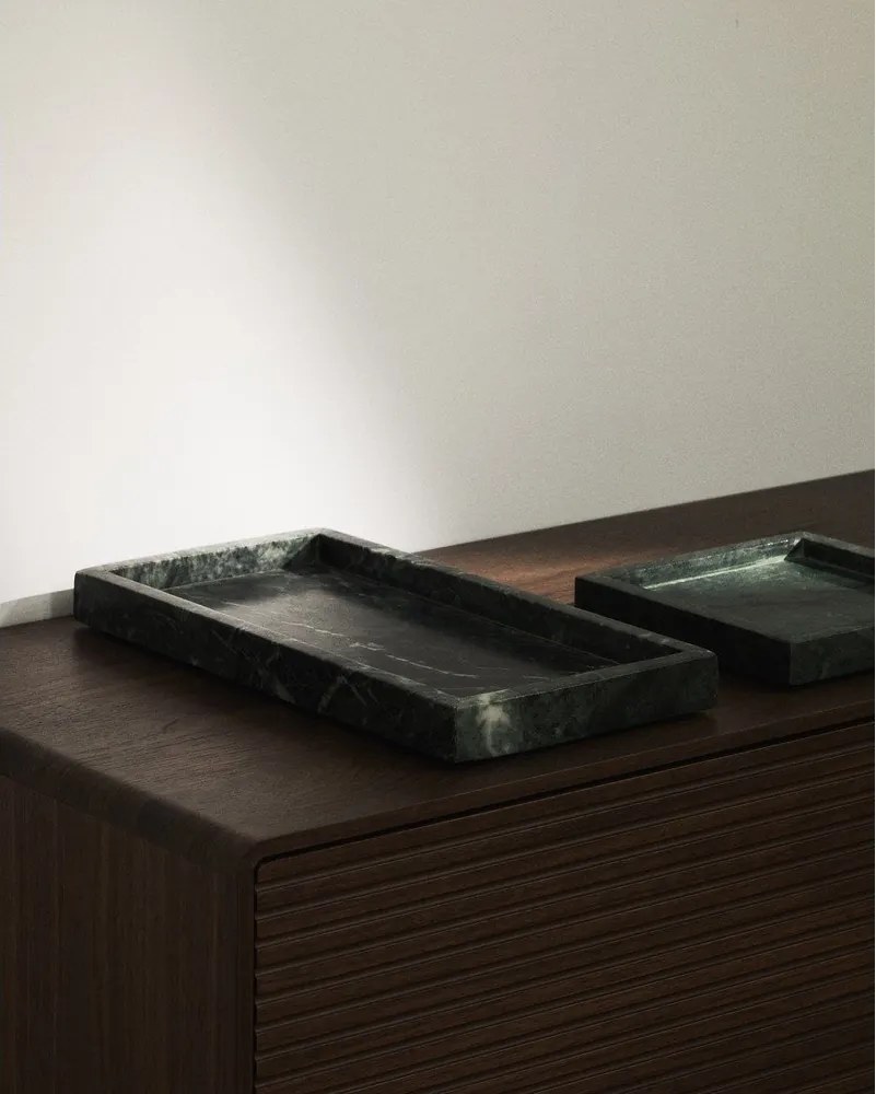 Mramorový dekorační tác 18x35 cm Serela – Kave Home