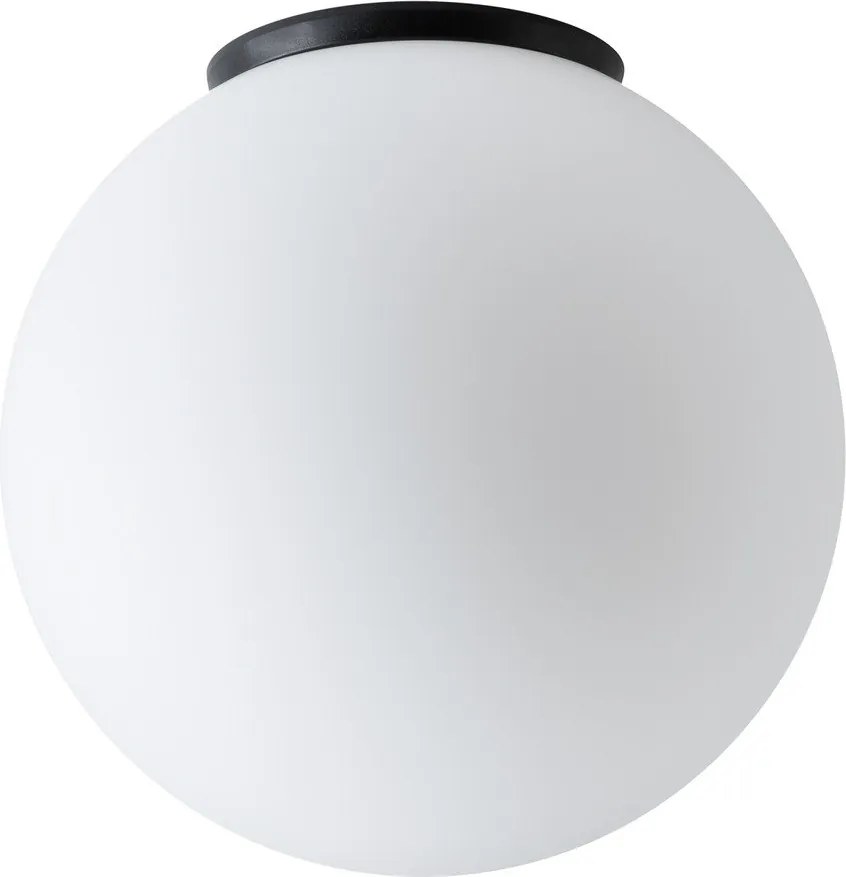 OS STY58027 STYX 3 stropní/nástěnné skleněné svítidlo černá / bílá IP65 25W E27 - OSMONT