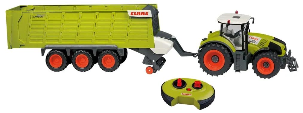 428350 CLAAS RC traktor s přívěsem AXION870 a CARGOS9600 1:16