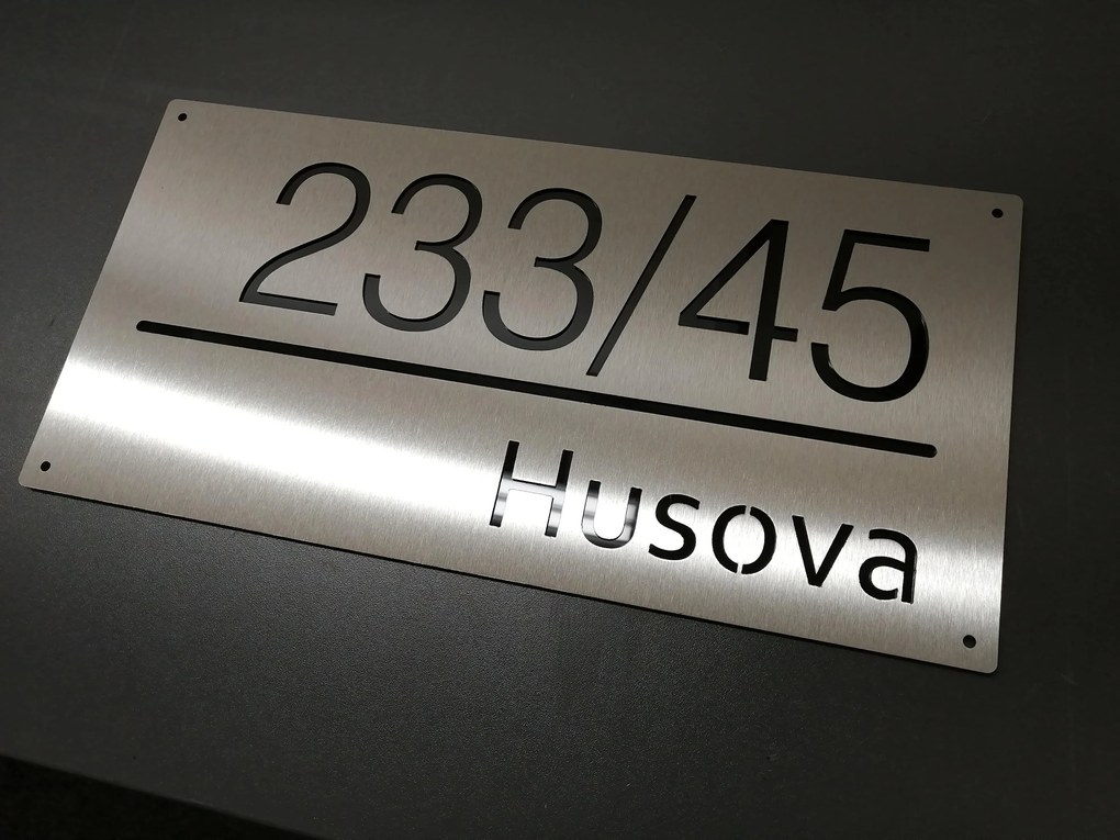 Domovní číslo tabulka 5b Velikost: Grafická vizualizace - bez výroby