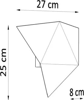 Nástěnné svítidlo SOLLUX Solido G9 2x40W bez zdroje SL.0421