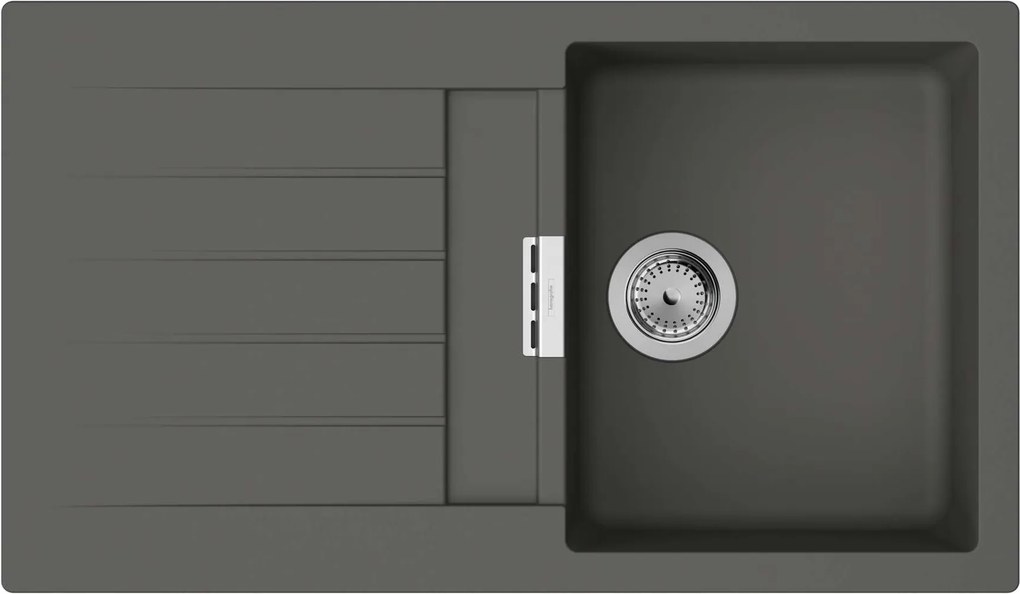 Hansgrohe S52 - Granitový dřez S520-F345, kamenná šedá 43356290