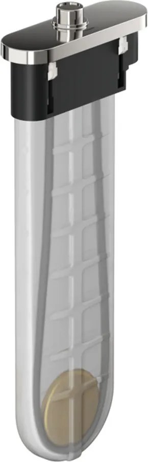 Hansgrohe sBox, průchodka vytahovací sprchy s hadicí, pro montáž na okraj vany, oválná, chromová, HAN-28020000