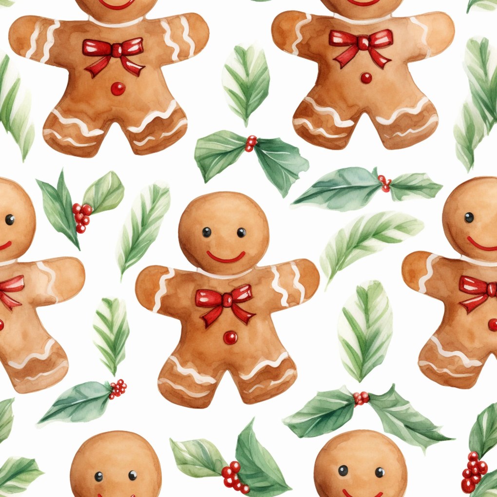 Flanelové povlečení MERRY GINGER barevné Rozměr povlečení: 2 ks 70 x 90 cm | 200 x 220 cm