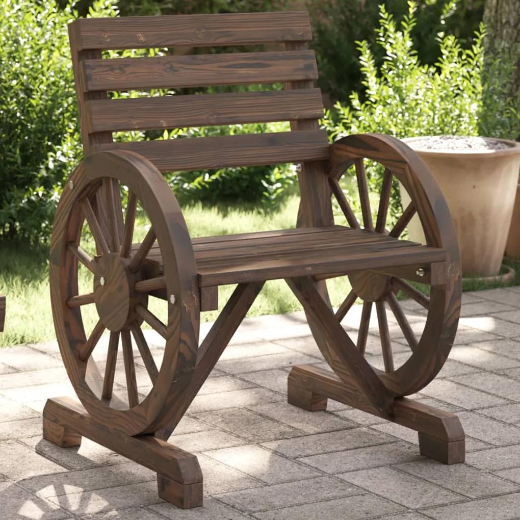vidaXL Zahradní židle 58 x 58 x 78,5 cm masivní jedlové dřevo