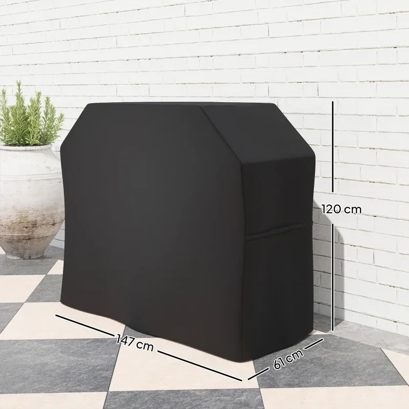 Ochranný obal na gril 147 x 61 x 120 cm 84G-465V01BK