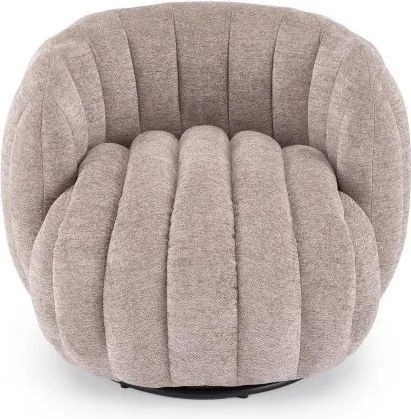 Indický nábytek - Otočné relaxační křeslo FORM Béžová