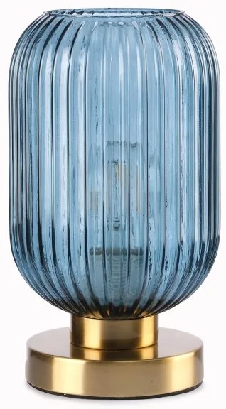 ONLI - Stolní lampa DOROTY 1xE27/22W/230V modrá/zlatá