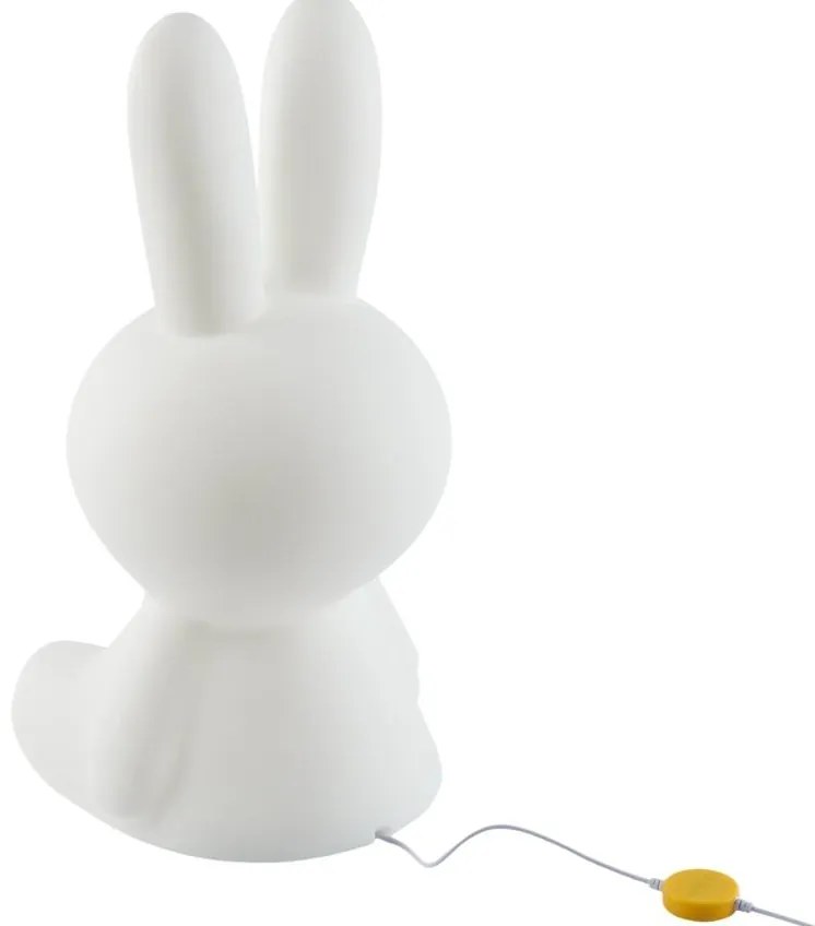 Bílá plastová dětská LED lampa Mr. Maria Miffy 50 cm