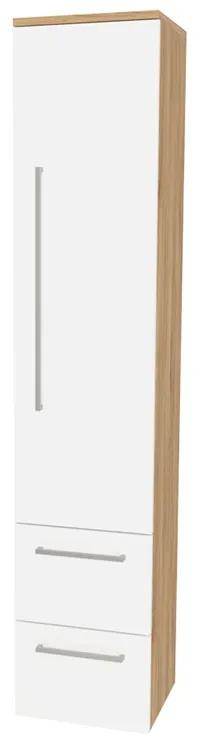 Mereo Bino, koupelnová skříňka vysoká 163 cm, pravá, Multidecor, Jasan horský CN698JASH