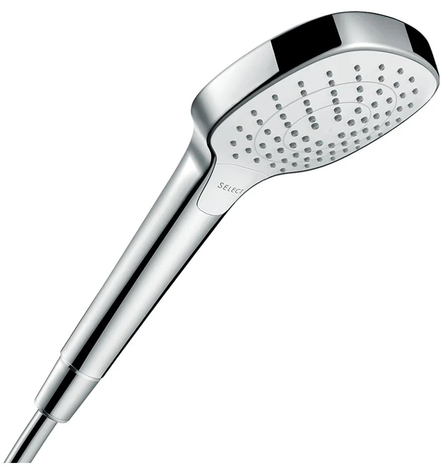 Hansgrohe Croma Select E Vario - ruční sprcha, 3jet, bílá-chrom 26812400