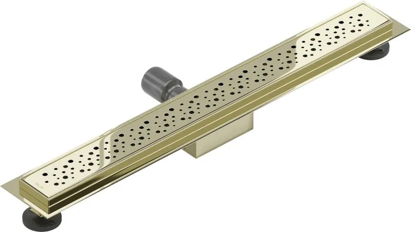 Mexen Flat M12 lineární odtok 60 cm, zlatý - 1521060-15