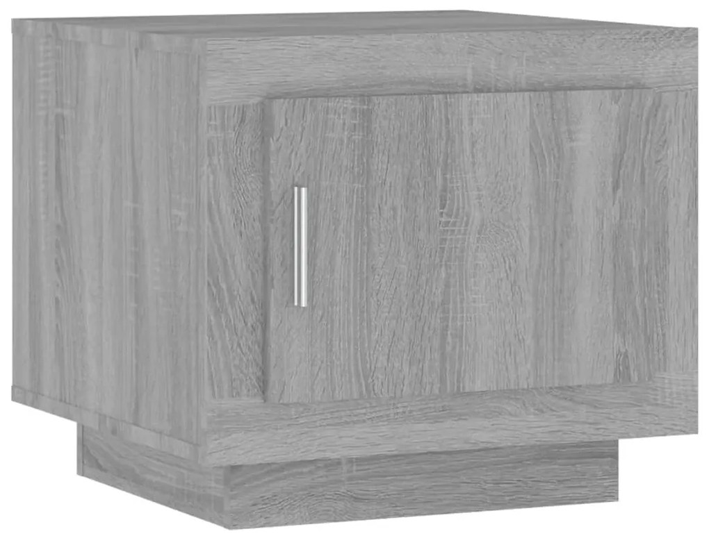 817229 vidaXL Konferenční stolek šedý sonoma 51 x 50 x 45 cm kompozitní dřevo