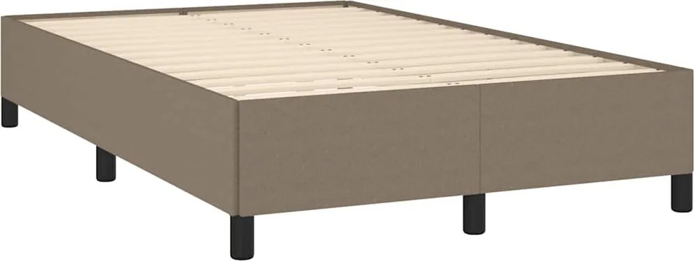 Rám postele bez matrací taupe 120x190 cm textil 3269635