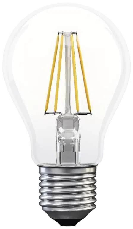 LED filamentová žárovka, E27, A60, 6W, 806lm, neutrální bílá Emos Z74261